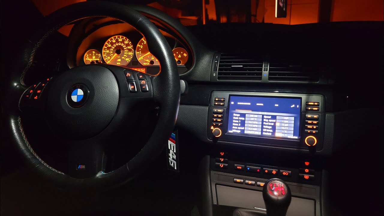 E46 M3 AVIN Head Unit Install - YouTube