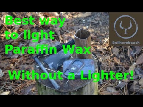 What's the best way to light Paraffin Wax if your lighter runs dry ...