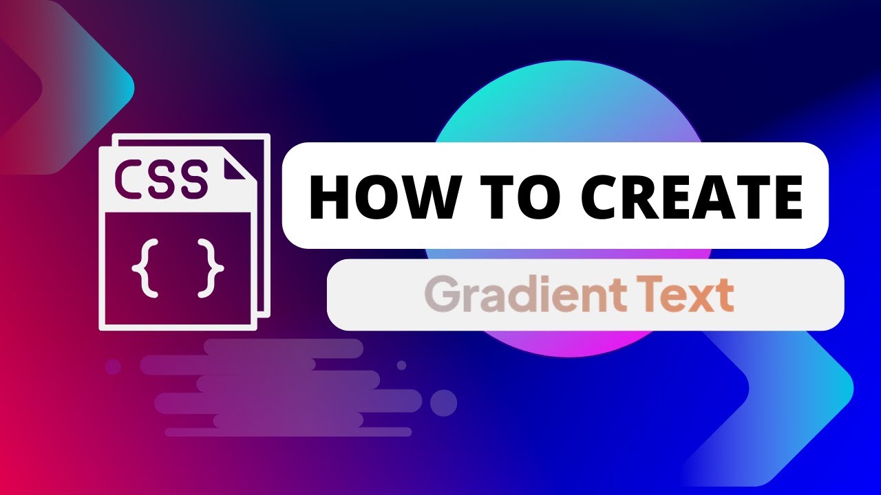 CSS Tutorial: Making Text Gradient - YouTube