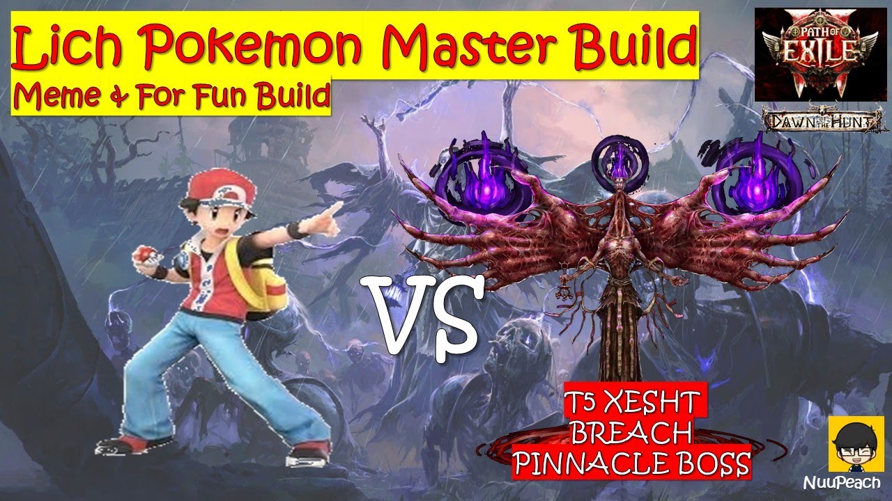 T5 XESHT BREACH PINNACLE BOSS vs Lich Pokemon Master Meme Build For Fun ...