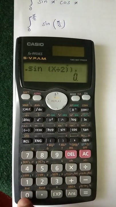 solve integration using scientific calculator fx-991ms - YouTube