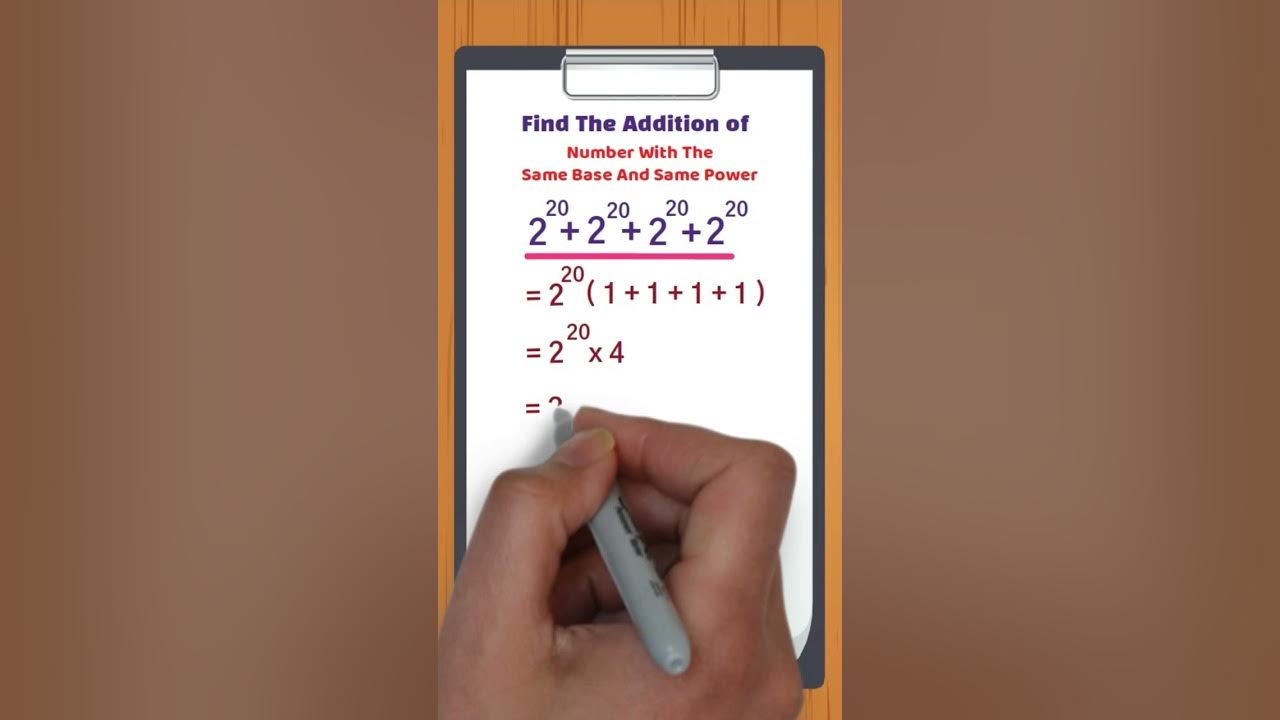 Addition Of Power Numbers || Vedic Sum OF Power Numbers Tricks #mathstricks #shorts - YouTube