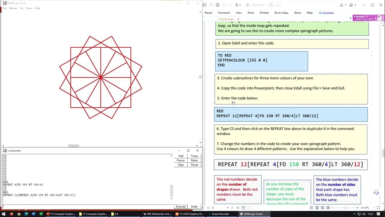 09 NESTED LOOP SPIROGRAPH - YouTube
