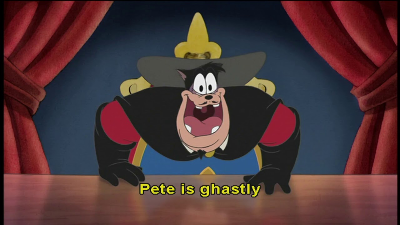 Mickey Donald Goofy The Three Musketeers Pete