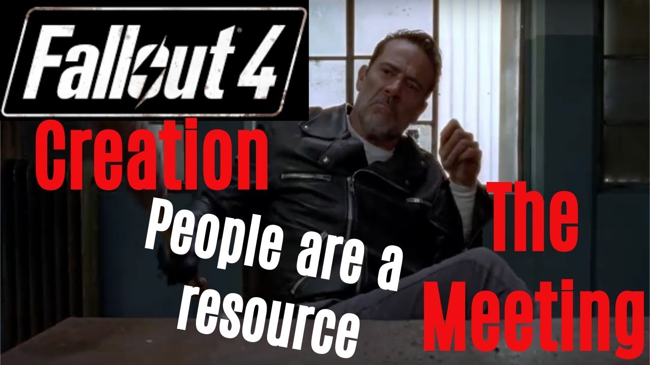 Negan's Meeting - Fallout 4 Creation - YouTube