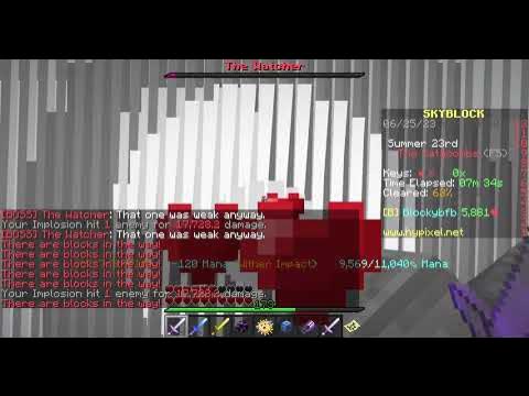 Crafting the HYPERION! (Hypixel Skyblock) - YouTube