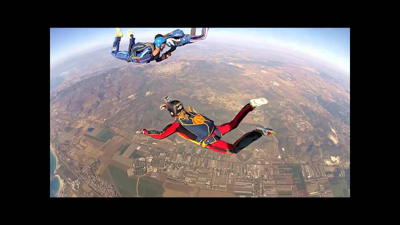 Skydiving in Israel with Glaglashoes. - YouTube