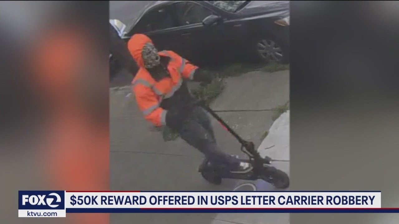 USPS offers $50K reward to catch thief who mugged letter carrier - YouTube