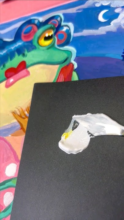 ВЫКИНЬ АКРИЛОВЫЕ БЕЛИЛА! #творчество #рисование #акрил #краски # ...