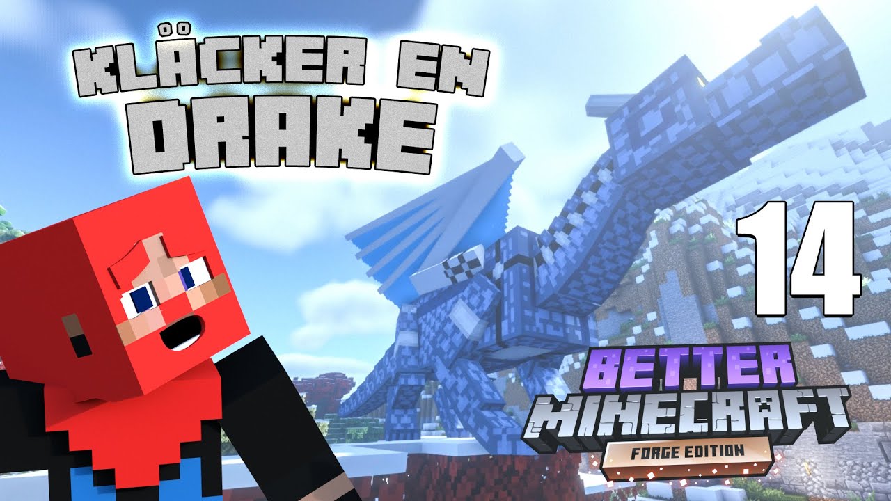KLÄCKER EN DRAKE I BETTER MINECRAFT | Episod 14 | Moddat Minecraft ...
