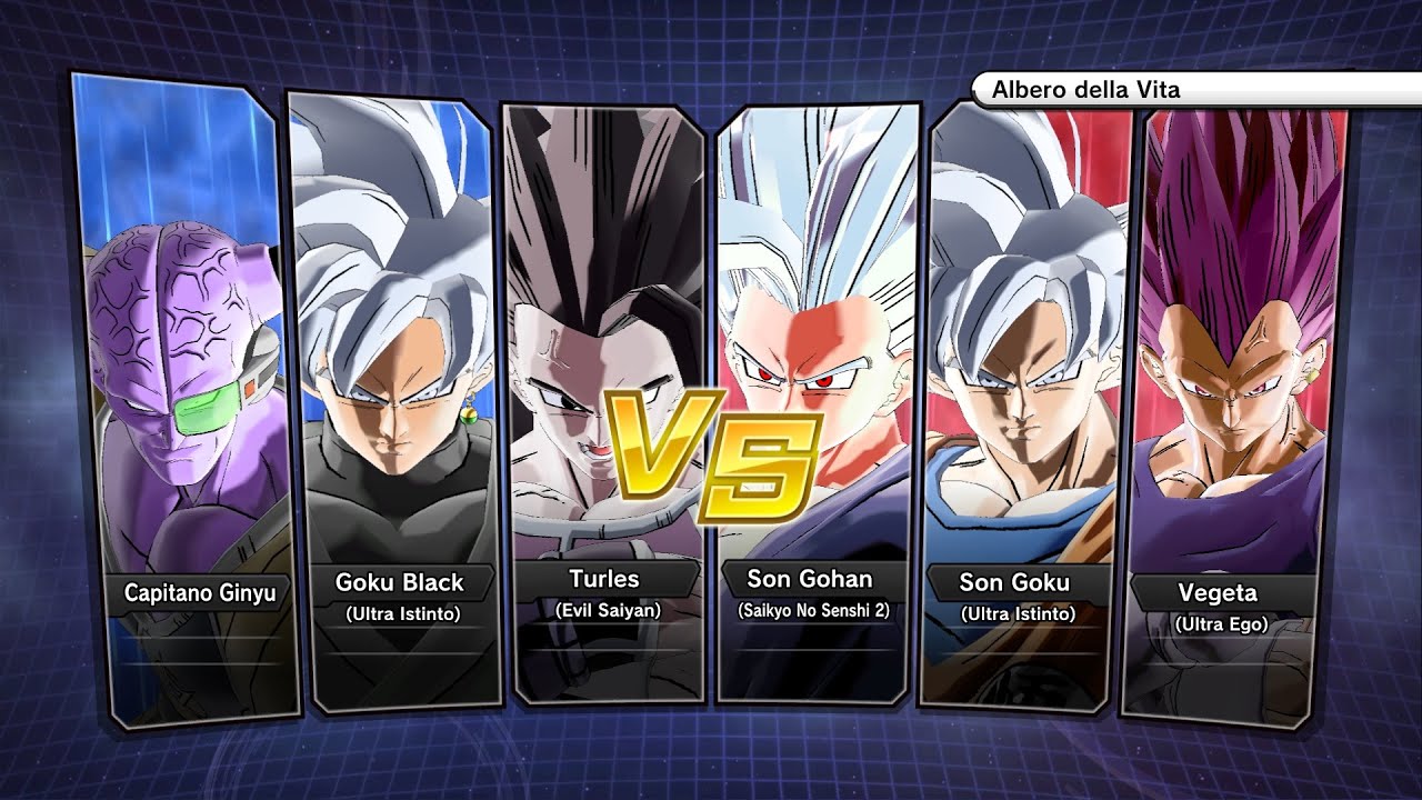 XV2 (PC): Turles Evil Saiyan/Goku Black UI/Ginyu vs Gohan SNS2/Goku ...