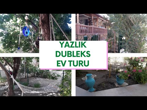YAZLIK EV TURU🏡CANIM KOMŞUMUZUN YAZLIĞINA ZİYARETE GİTTİK/YAZLIĞINDAN GÖRÜNTÜLER/HOUSE TOUR VLOG 🏠