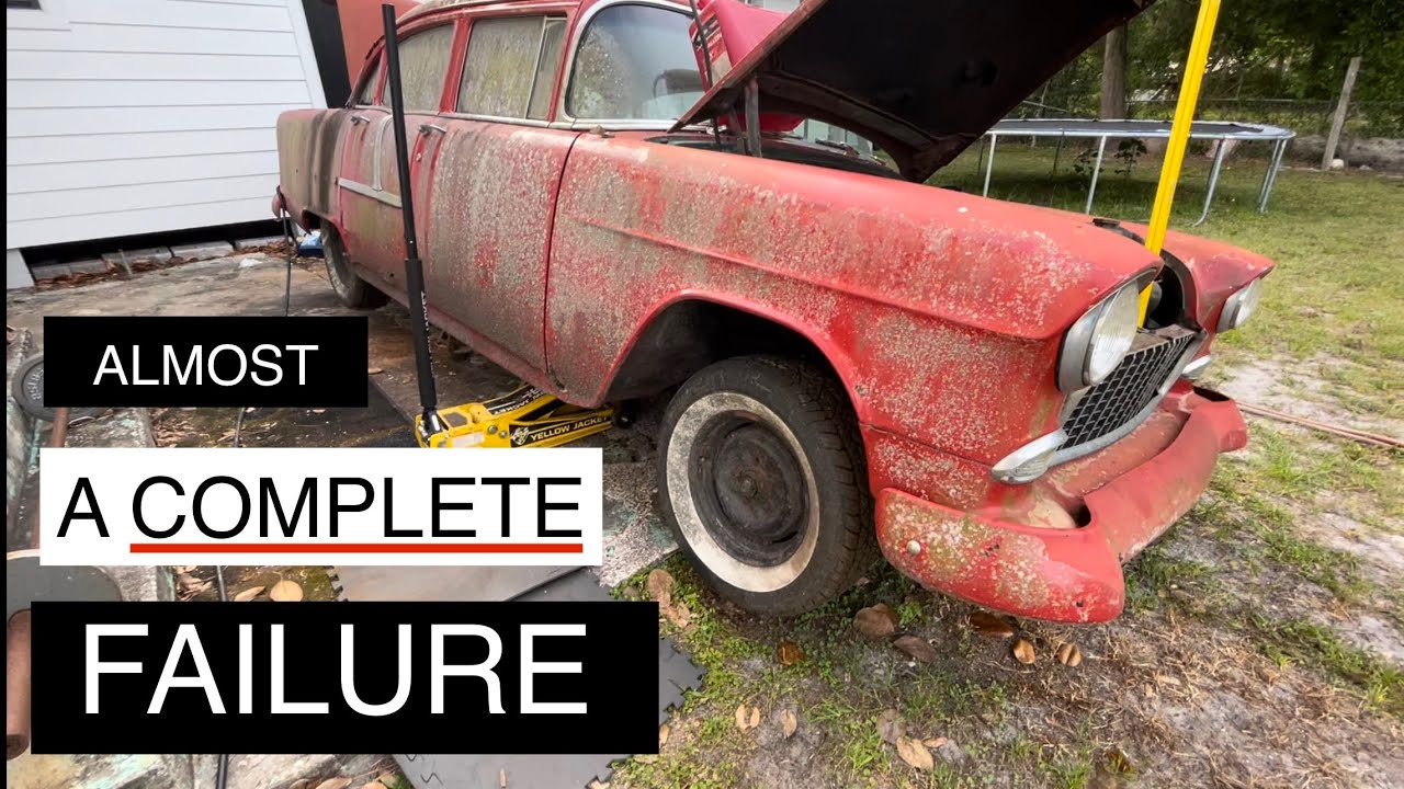 Bagged 1955 Chevy Resurrection pt3 - YouTube