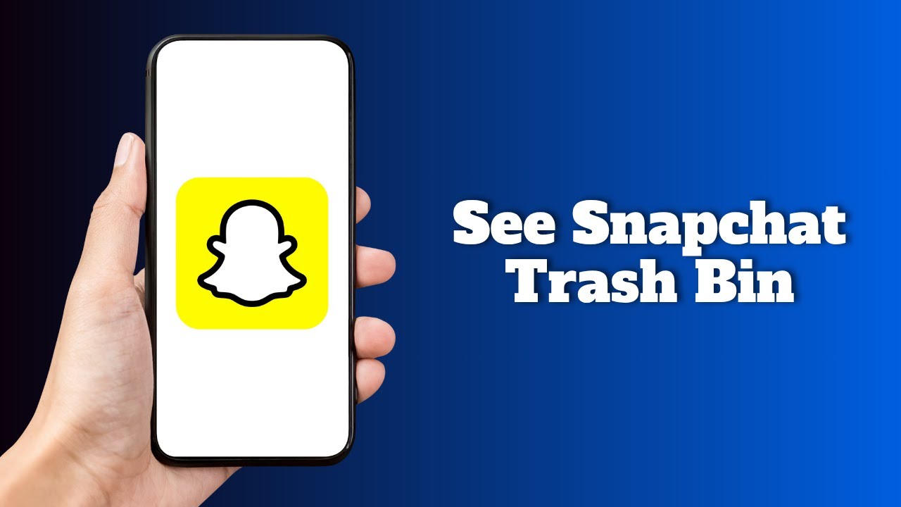 How To See Snapchat Trash Bin (Quick Tutorial) - YouTube