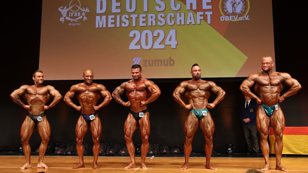 Männer Bodybuilding - Deutsche Meisterschaft 2024 - YouTube