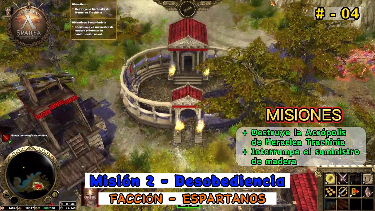 Ancient Wars: Sparta Definitive Edition Ⅰ Misión 2 - Desobediencia ...