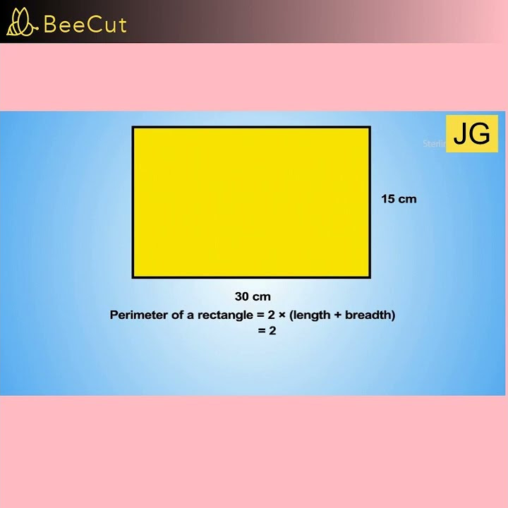The perimeter of a rectangle when length and breadth are given. #shorts #mathskills - YouTube