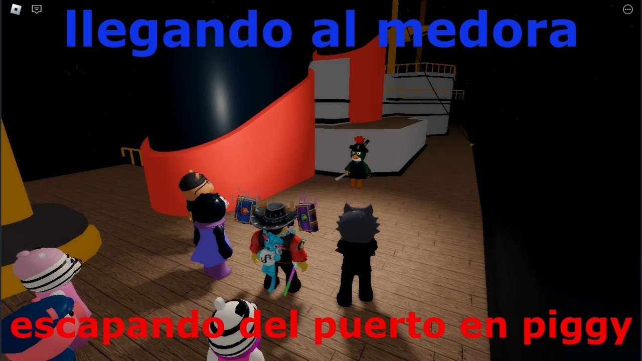 escapando de puerto de piggy en el medora - YouTube