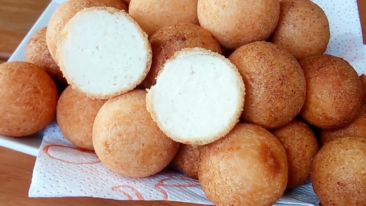 BOLINHO FRITO SUPER FÁCIL, RÁPIDO e ECONÔMICO! - YouTube