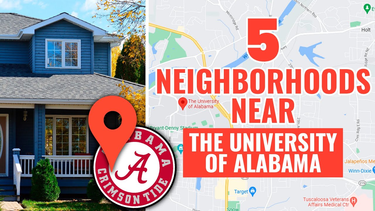 5 Neighborhoods near the University of Alabama - YouTube