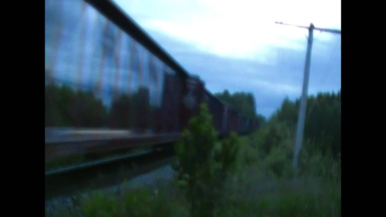 CN 9449, CN 4802 (Train 578) Saint-Basile NB. (Napadogan SUB, MP.215.7) - YouTube