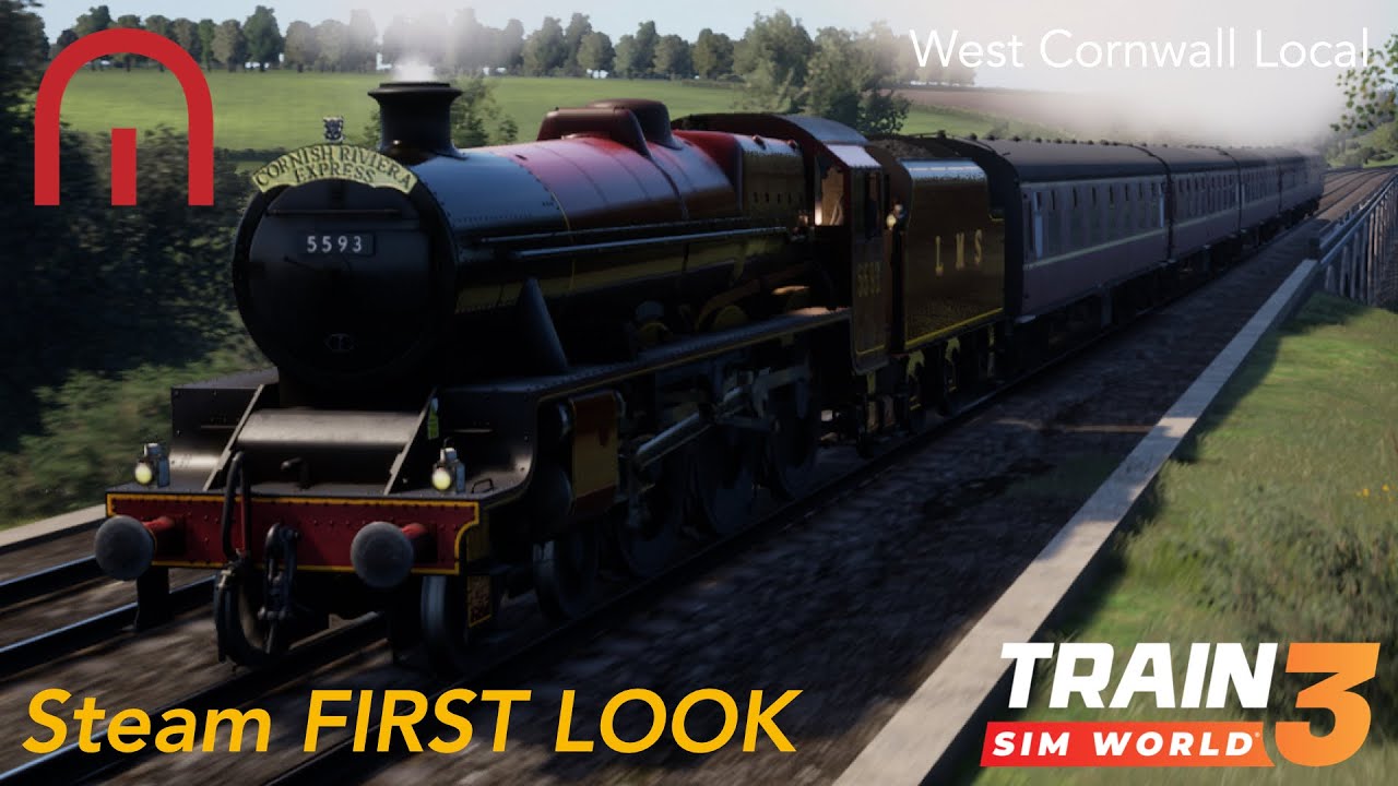 Train Sim World 3 - FIRST LOOK at Steam on West Cornwall Local - LMS ...