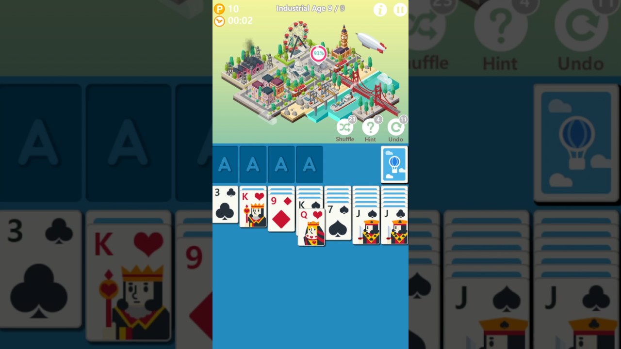 Age of solitaire : city building card game official - YouTube