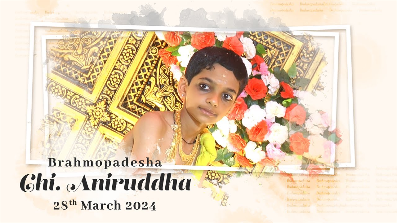Highlights#Brahmopadesha#Chi Aniruddha #Parampalli - YouTube