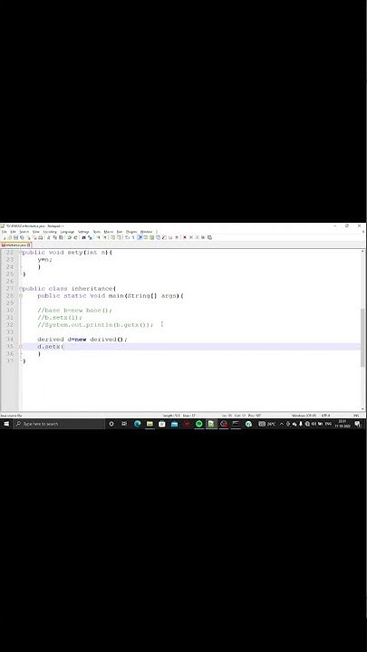 Inheritance In Java Java Coding Programming Developer Javaprogramming Youtube
