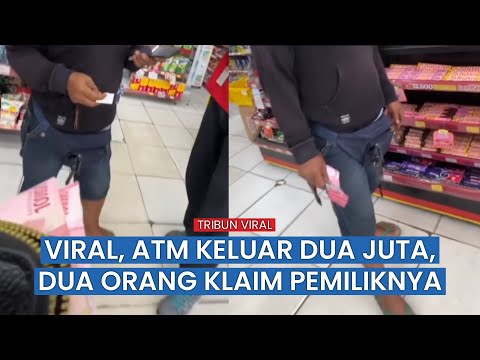 Viral Rebutan Uang di ATM, Wanita Ngaku Tarik Rp2 Juta, Pria ini Malah Klaim Miliknya