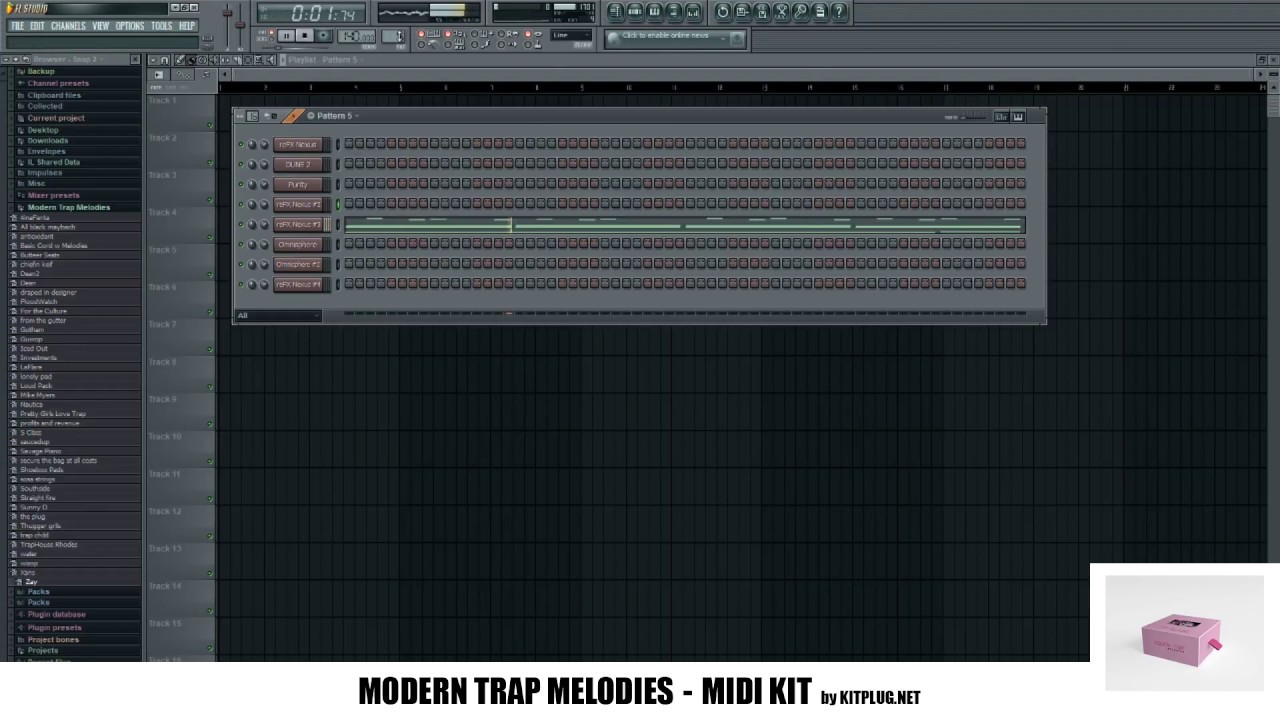Modern Trap Melodies MIDI - KitPlug.net - YouTube