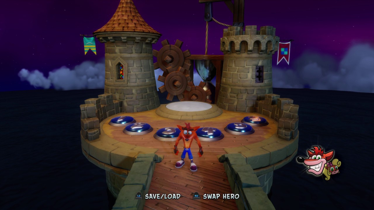 Crash Bandicoot N. Sane Trilogy Warped: Orient Express + Bone Yard ...