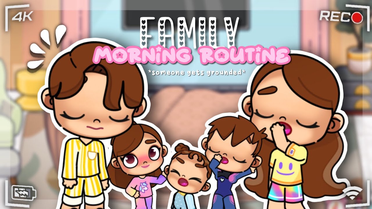 AESTHETIC morning routine 🌞 *someone gets grounded* || WITH VOICE ...