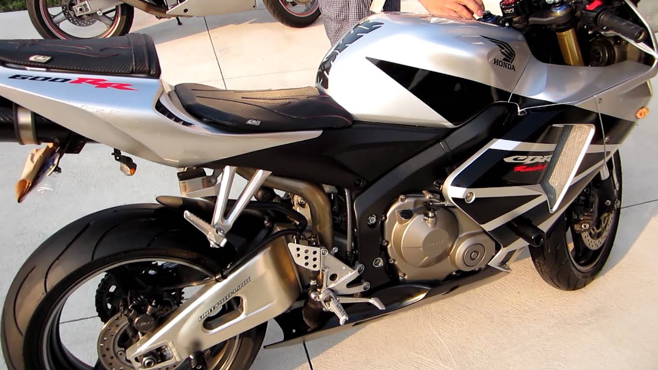 2005 CBR 600RR Silver color For Sale in Brampton, Ontario - YouTube