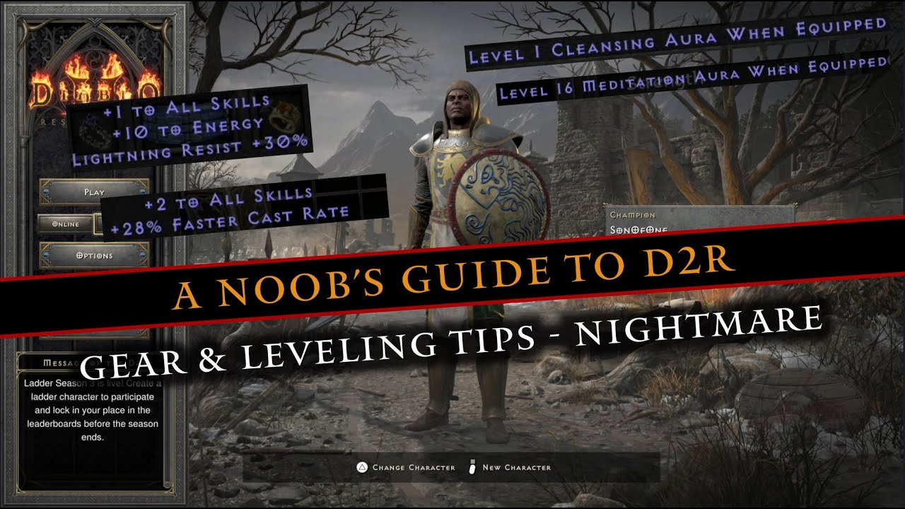 Getting Ready For Nightmare - Runewords, Gear Choices An Leveling Tips ...