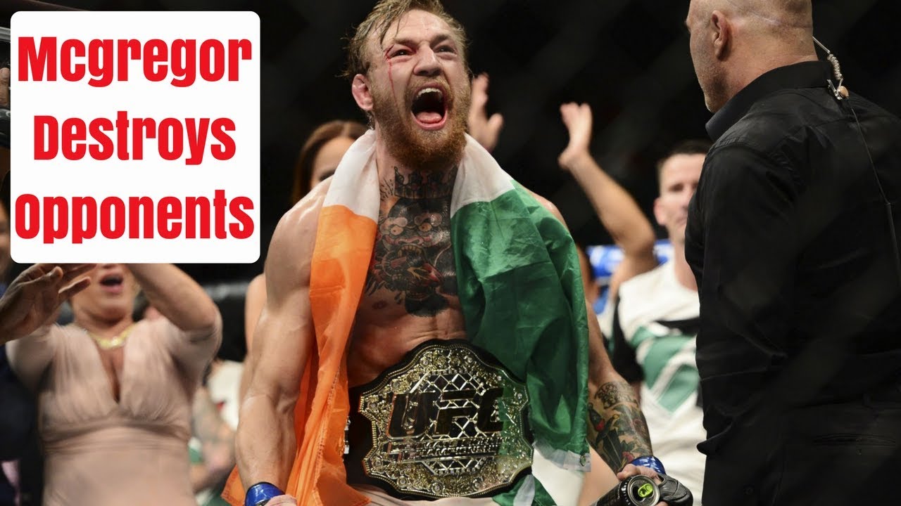 Top 3 Opponents Destroyed - Conor Mcgregor Savage Fights - YouTube
