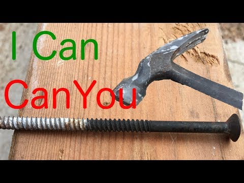 Can you hammer in a screw.