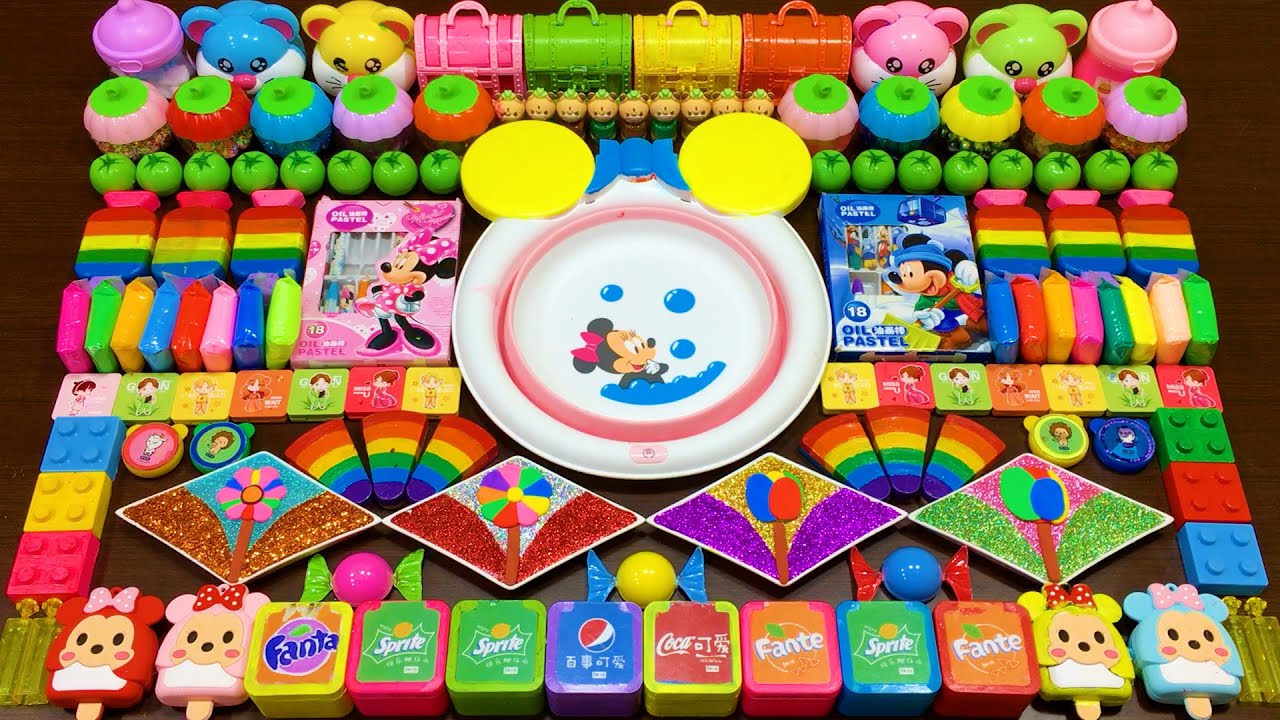 Special Series Mickey Mouse and Minnie Slime Mixing Too Many Things ...