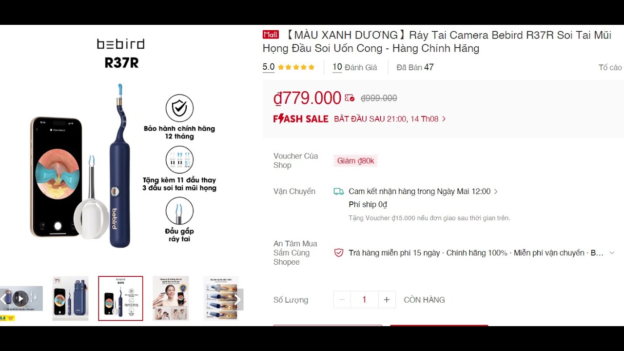 [Unbox] Ráy Tai Camera Bebird R37R - YouTube