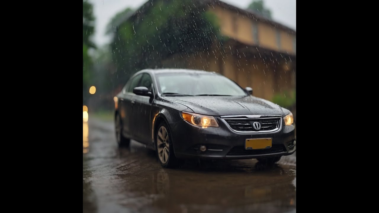 “Rain is falling hard on the car! An enchanting experience |10 hours of ...