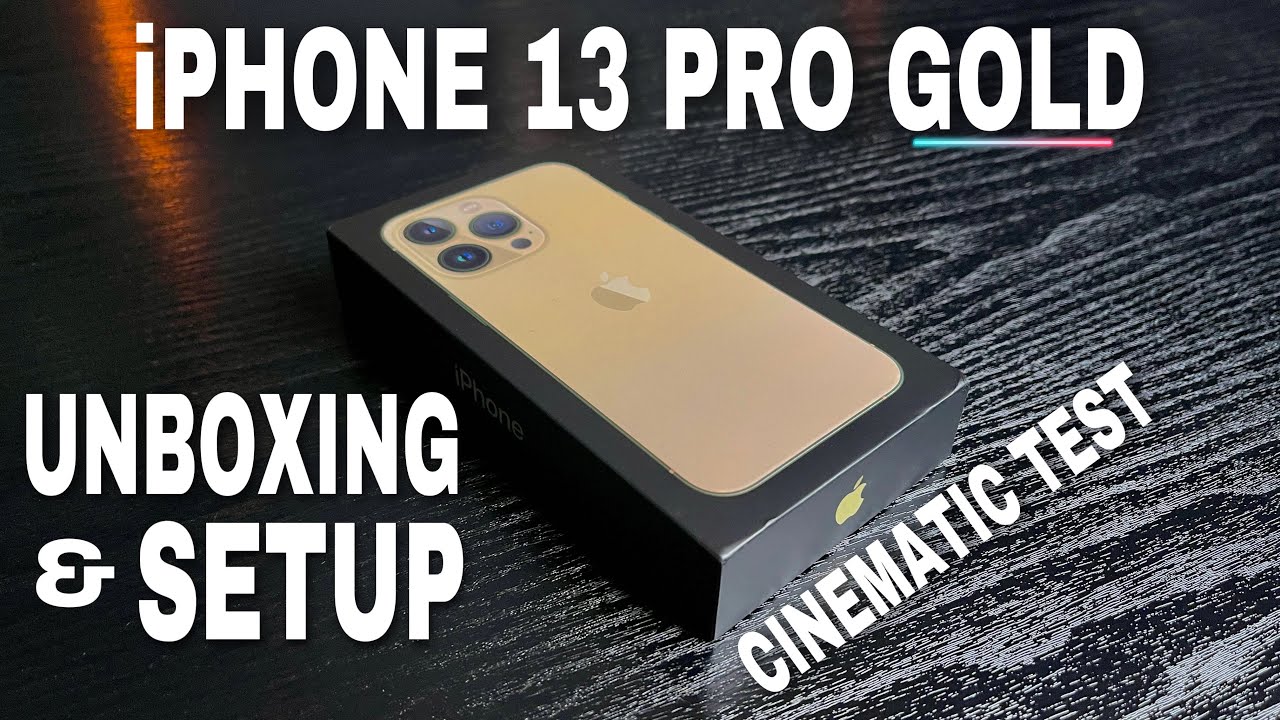 IPHONE 13 PRO GOLD UNBOXING - YouTube