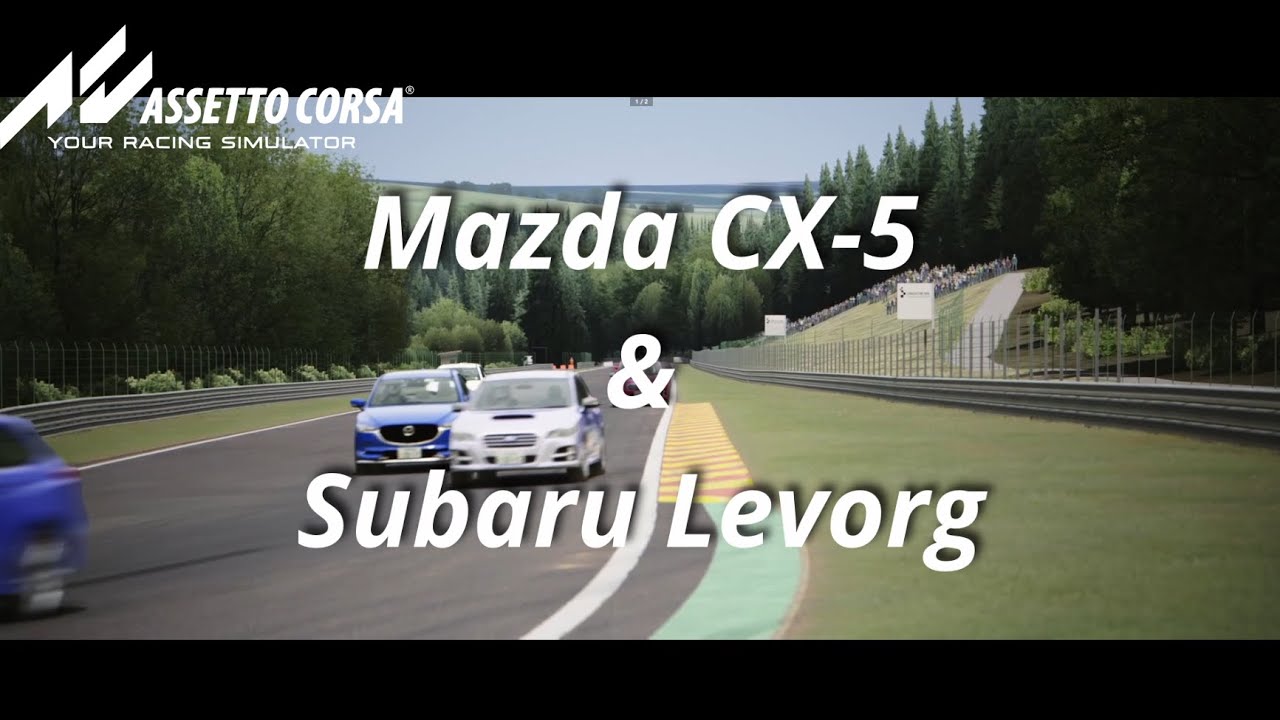 Mazda CX-5 and Subaru Levorg (private mod) [アセットコルサ] - YouTube