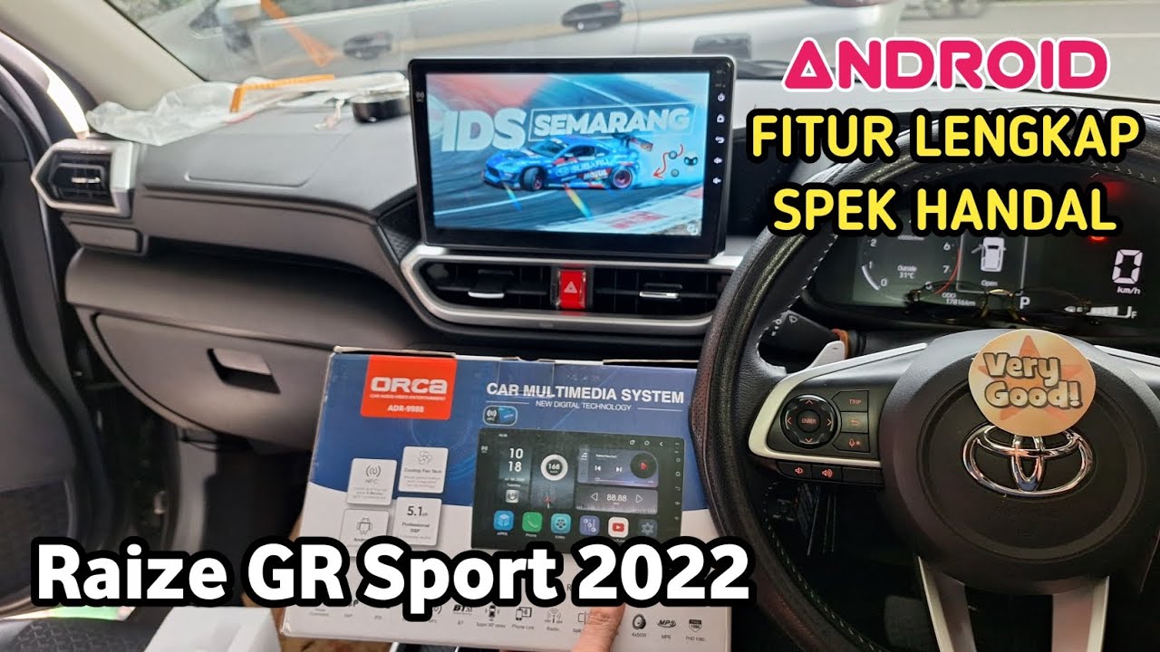 Head Unit Android Toyota Raize GR Sport - YouTube
