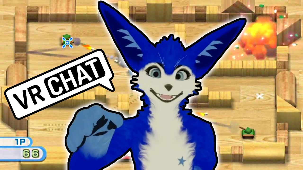 FURRIES Play Wii Tanks In VR CHAT? - YouTube