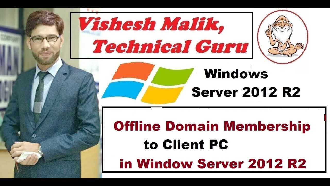 How to provide Offline Domain Membership in Window Server 2012 R2 - YouTube
