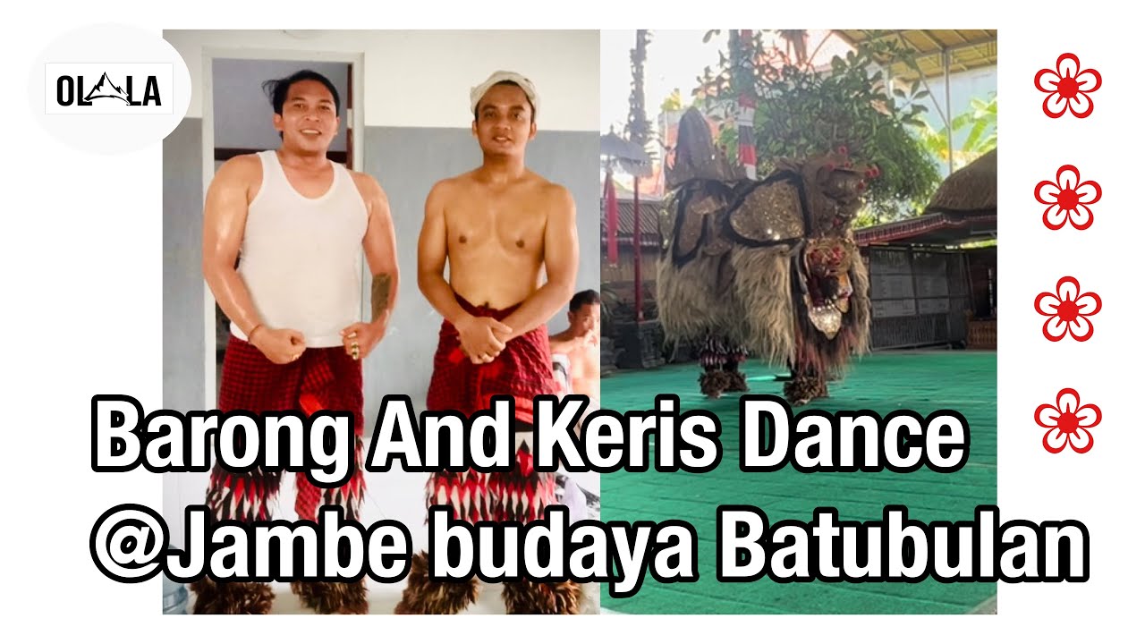 Bapang Barong, Jambe Budaya Batubulan, penari : Dhika Olala dan Agus ...