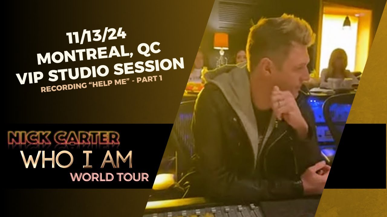 Nick Carter - Instagram Live 11/13/2024 - Montreal, QC - "Help Me" VIP ...