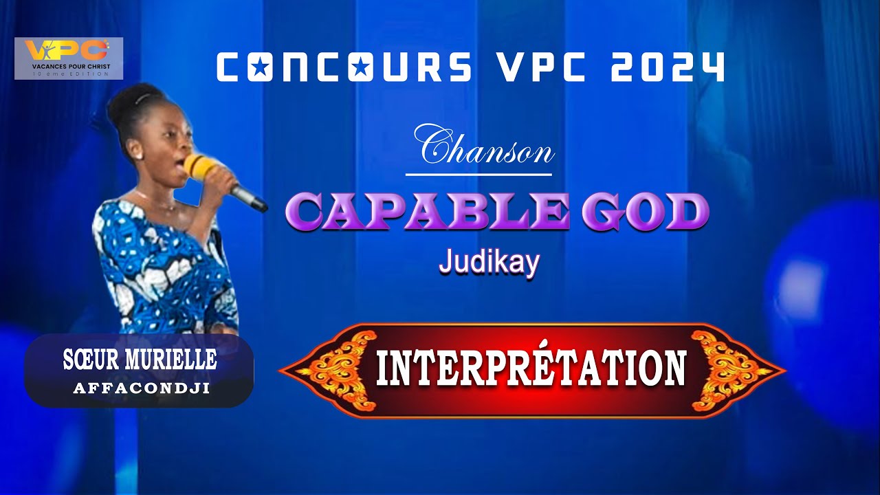 Capable God - Judikay interprété par la soeur Murielle - YouTube