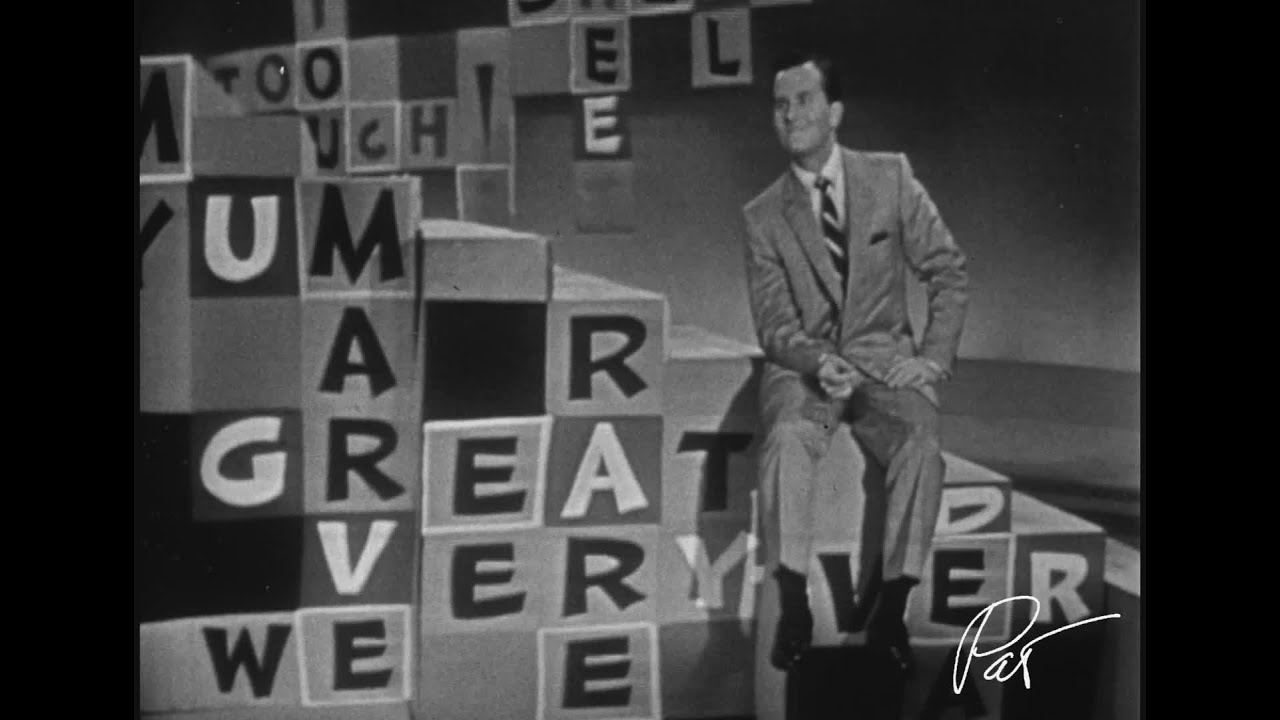 Pat Boone - Too Marvelous For Words (Live On The Pat Boone Chevy ...