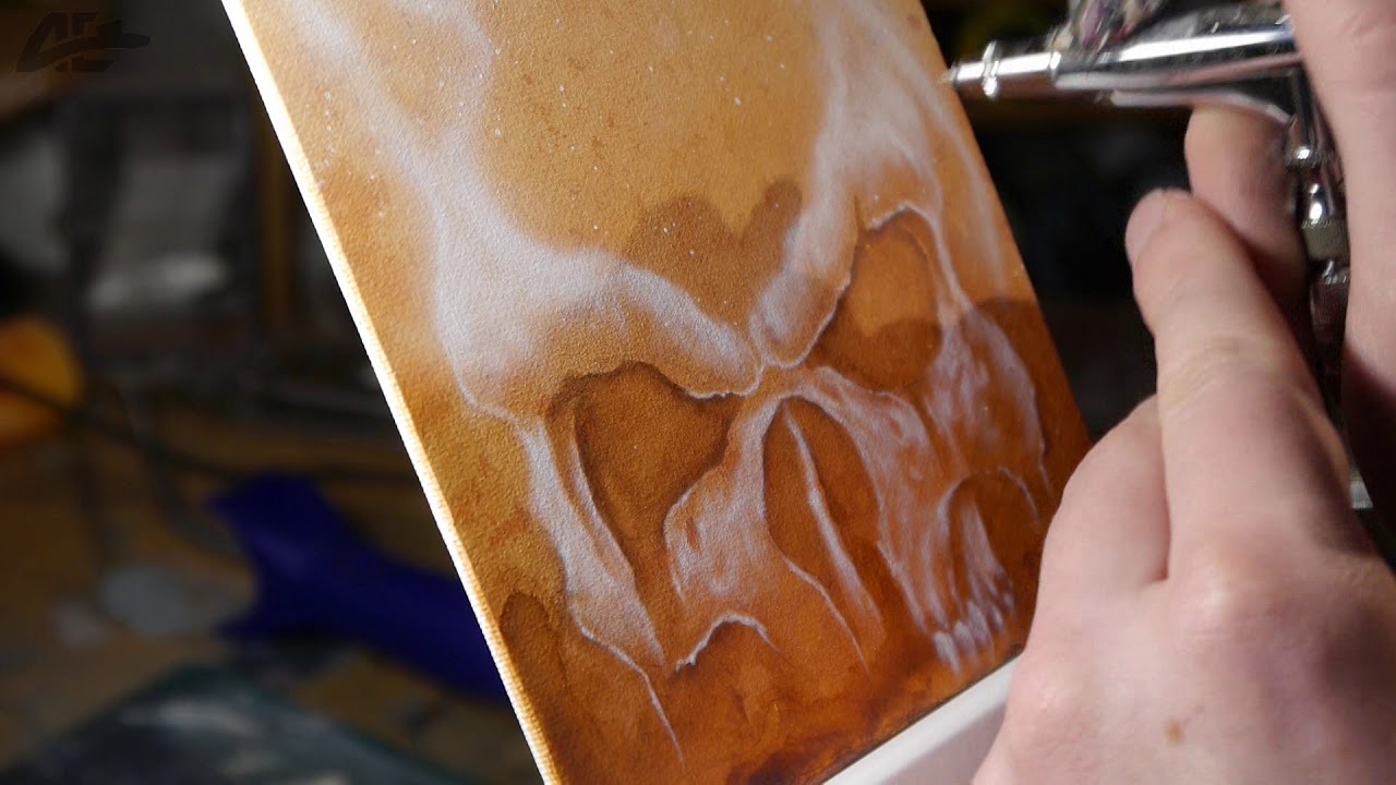 Airbrush Effects 2019 - Skull - YouTube